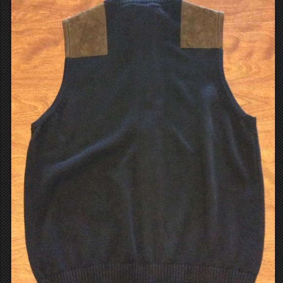 Alex Cannon | Sweaters | Alex Cannon Full Zip Sweater Vest Suede ...